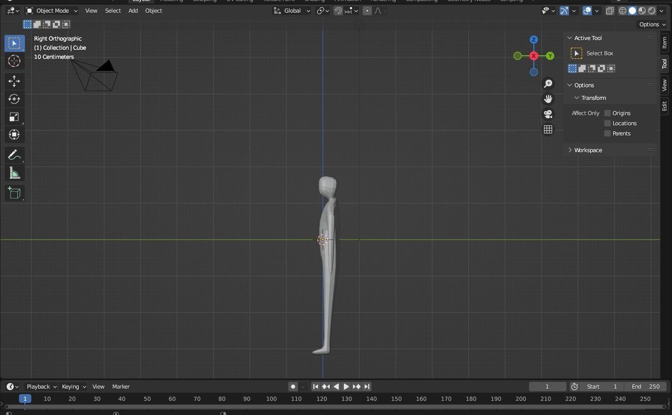 3D Basic Model of a Character 3D model | CGTrader