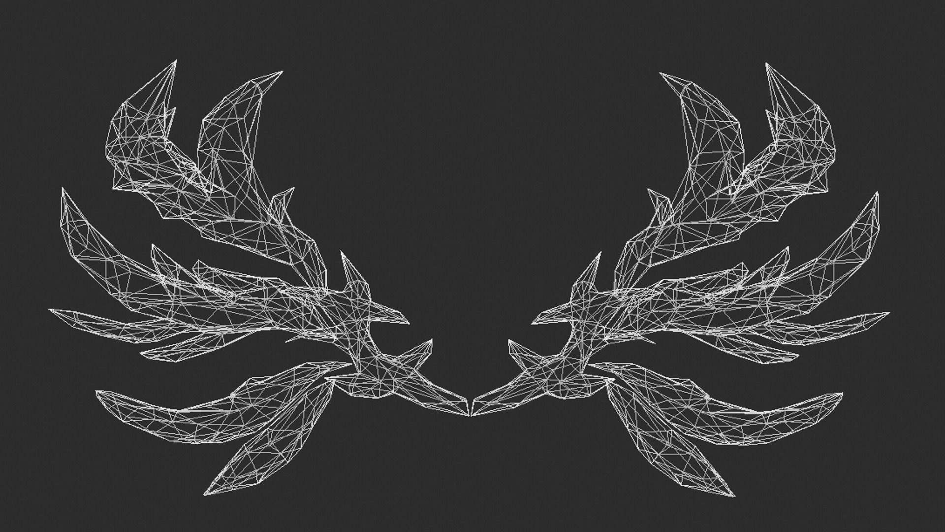 3D model Futuristic Wing VR / AR / low-poly | CGTrader