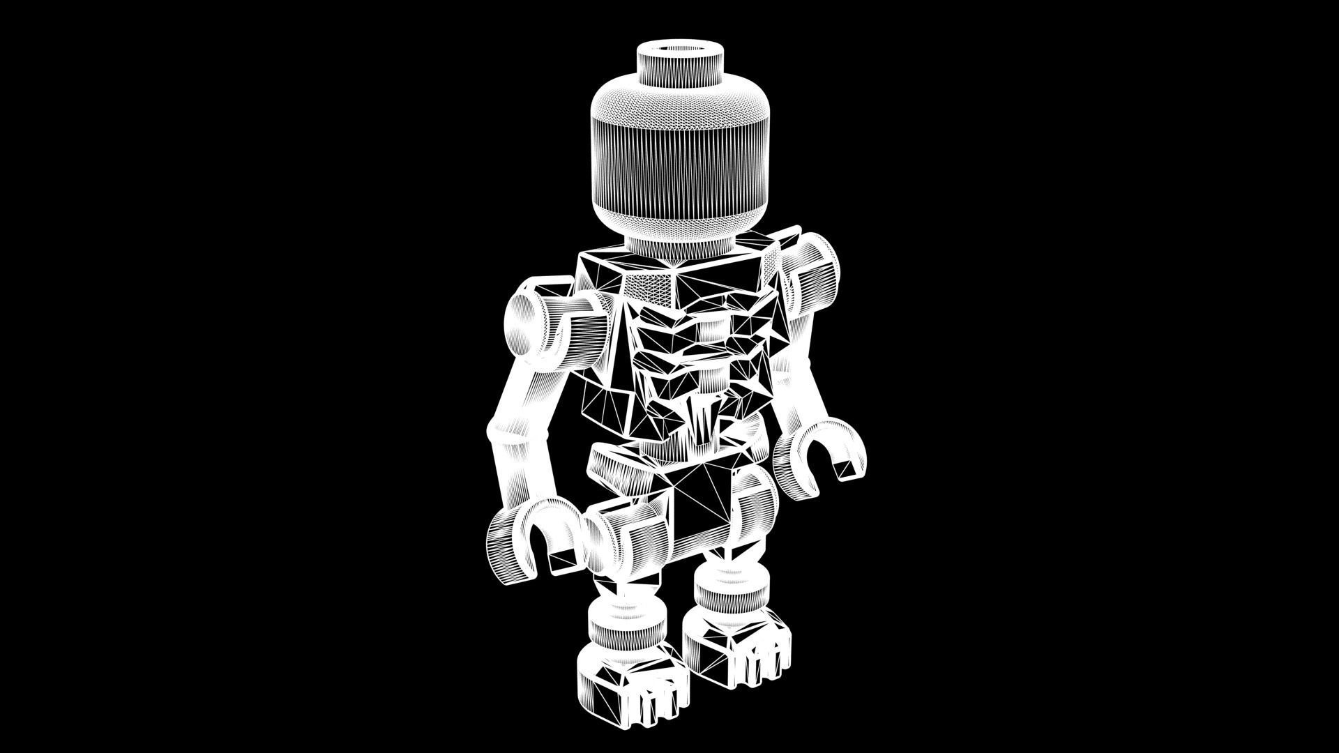 3D model Lego Skeleton Minifigure VR / AR / low-poly | CGTrader