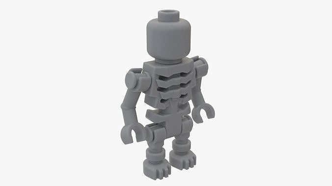 3D model Lego Skeleton Minifigure VR / AR / low-poly | CGTrader