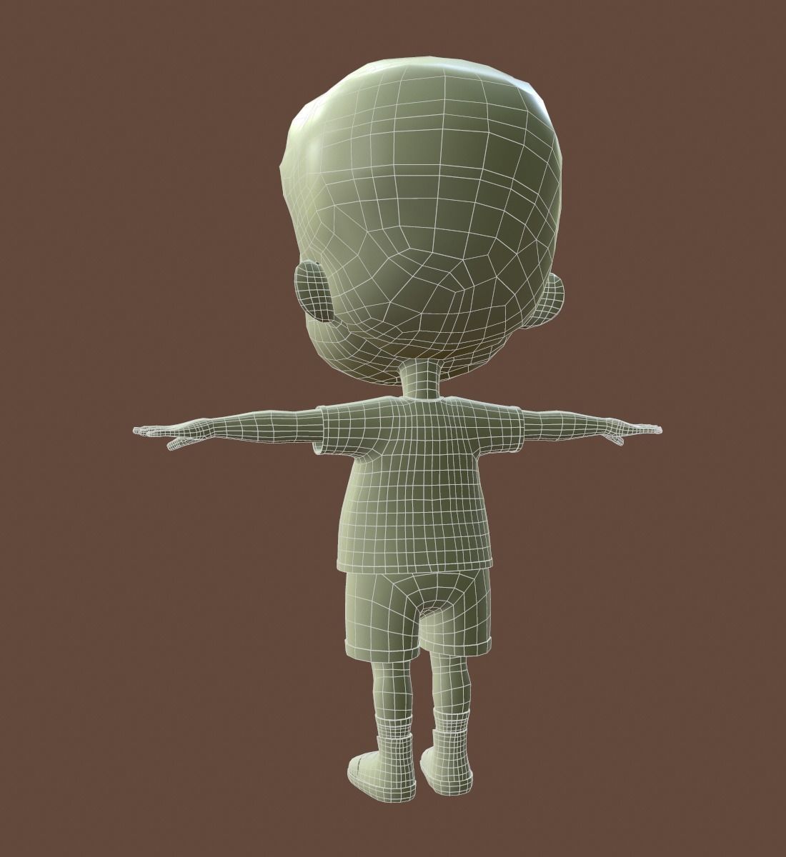 3D model CARTOON BOY Highpoly Lowpoly VR / AR / low-poly | CGTrader
