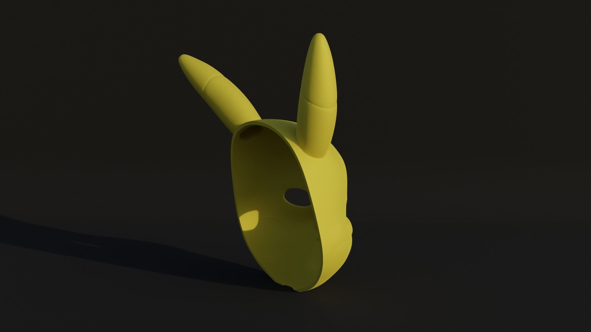 Pikachu Face Mask - Anime Cosplay 3D model 3D printable | CGTrader