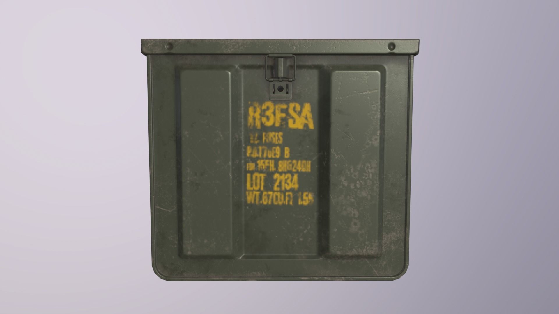 3D model WWII Ammo Box 1 VR / AR / low-poly | CGTrader
