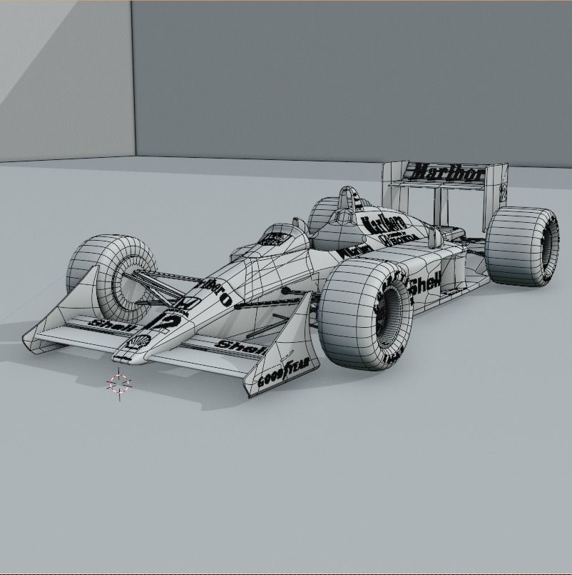 F1 Car Mclaren MP4 3D model | CGTrader