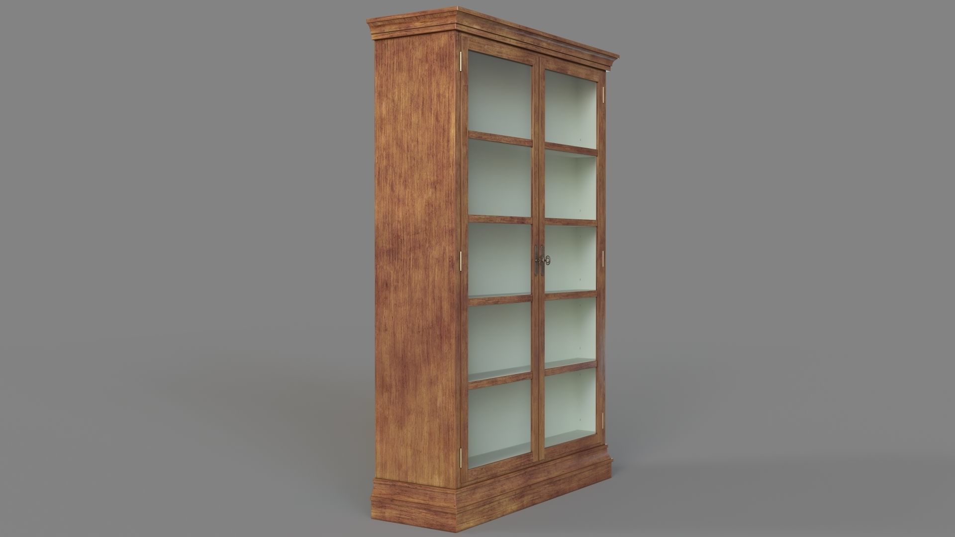 Seneca Display Cabinet Brown 3D model | CGTrader