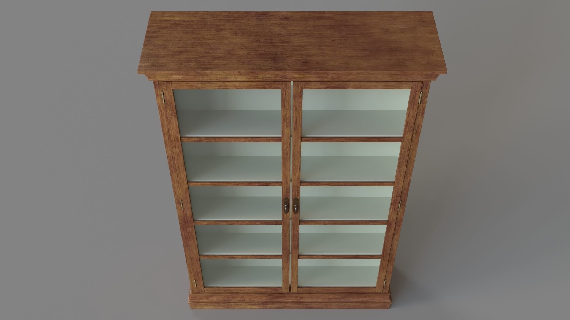 Seneca Display Cabinet Brown 3D model | CGTrader