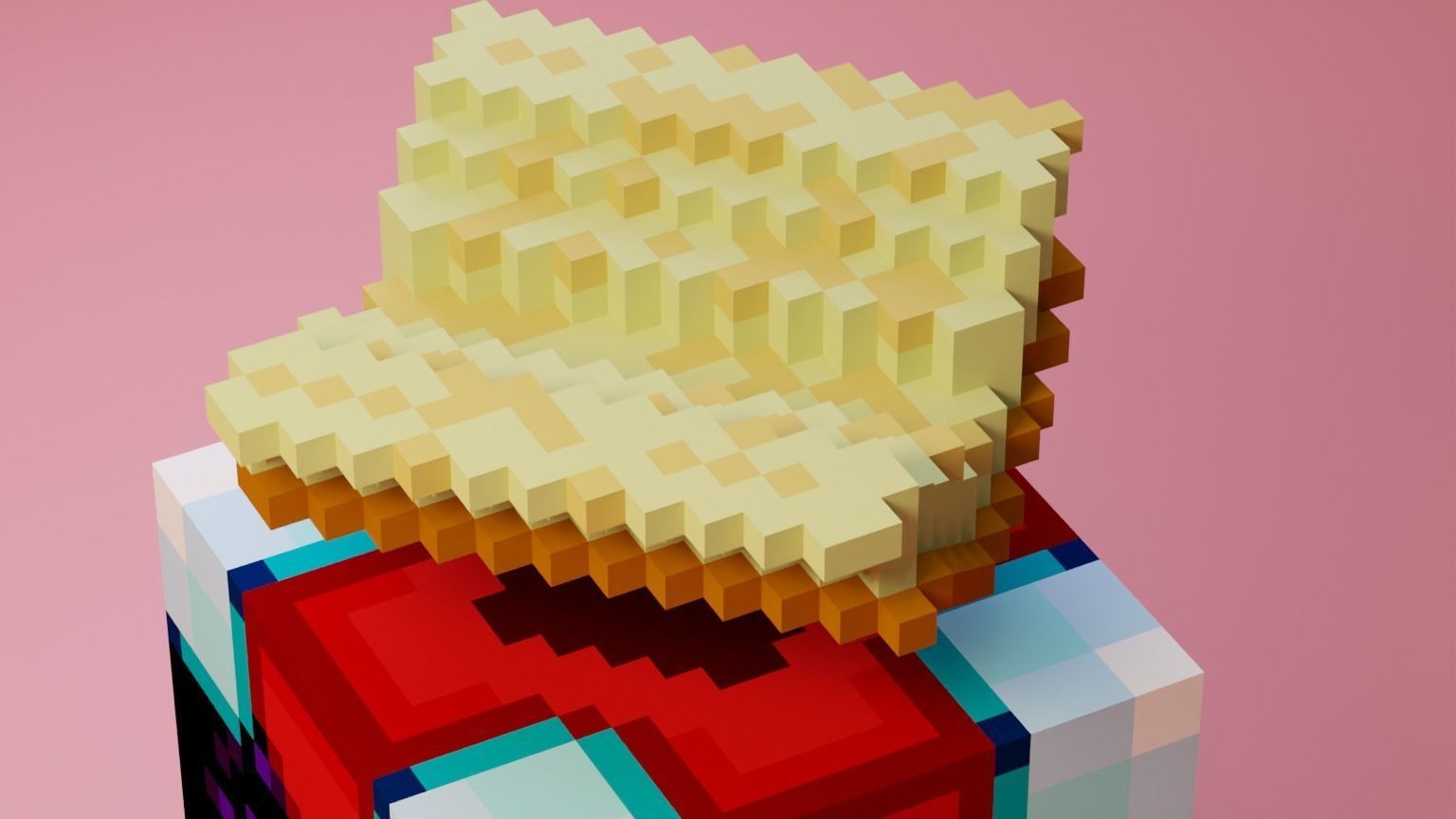 3D model Minecraft Enchanting Table voxel art VR / AR / low-poly | CGTrader