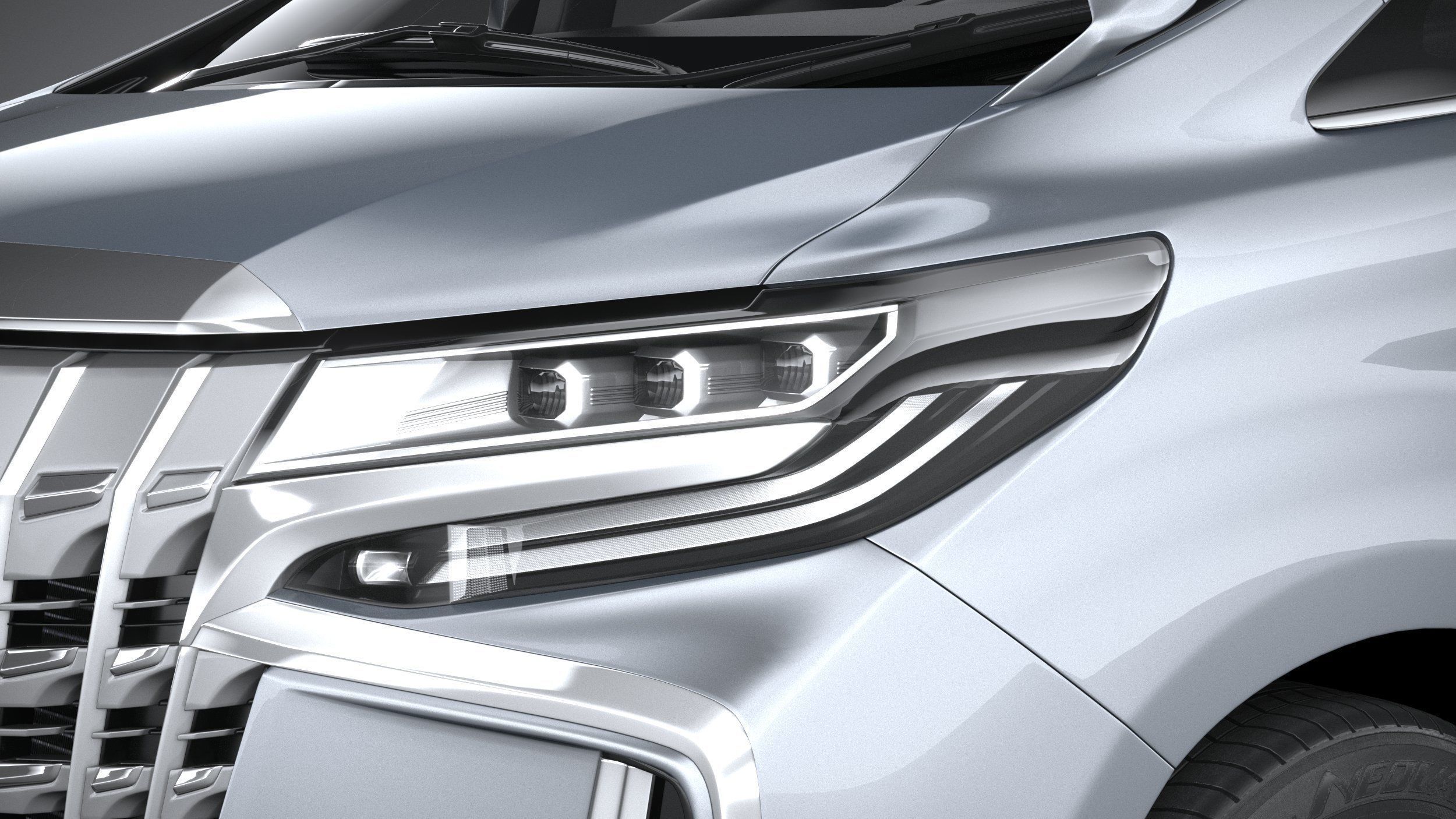 Toyota Alphard 2023 3D model | CGTrader