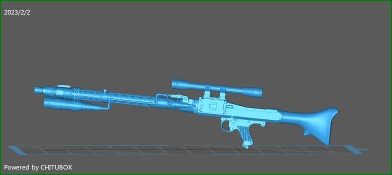 DEATH TROOPER HEAVY BLASTER DLT-19 D Dlt19D Star Wars Rogue One 3D ...