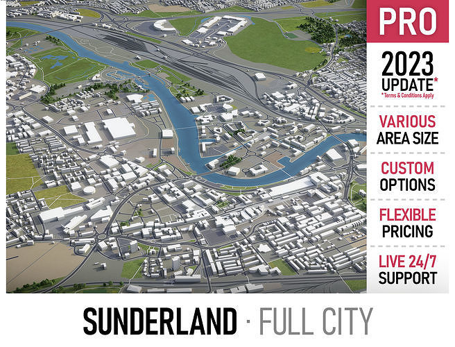 3D model Sunderland VR / AR / low-poly | CGTrader