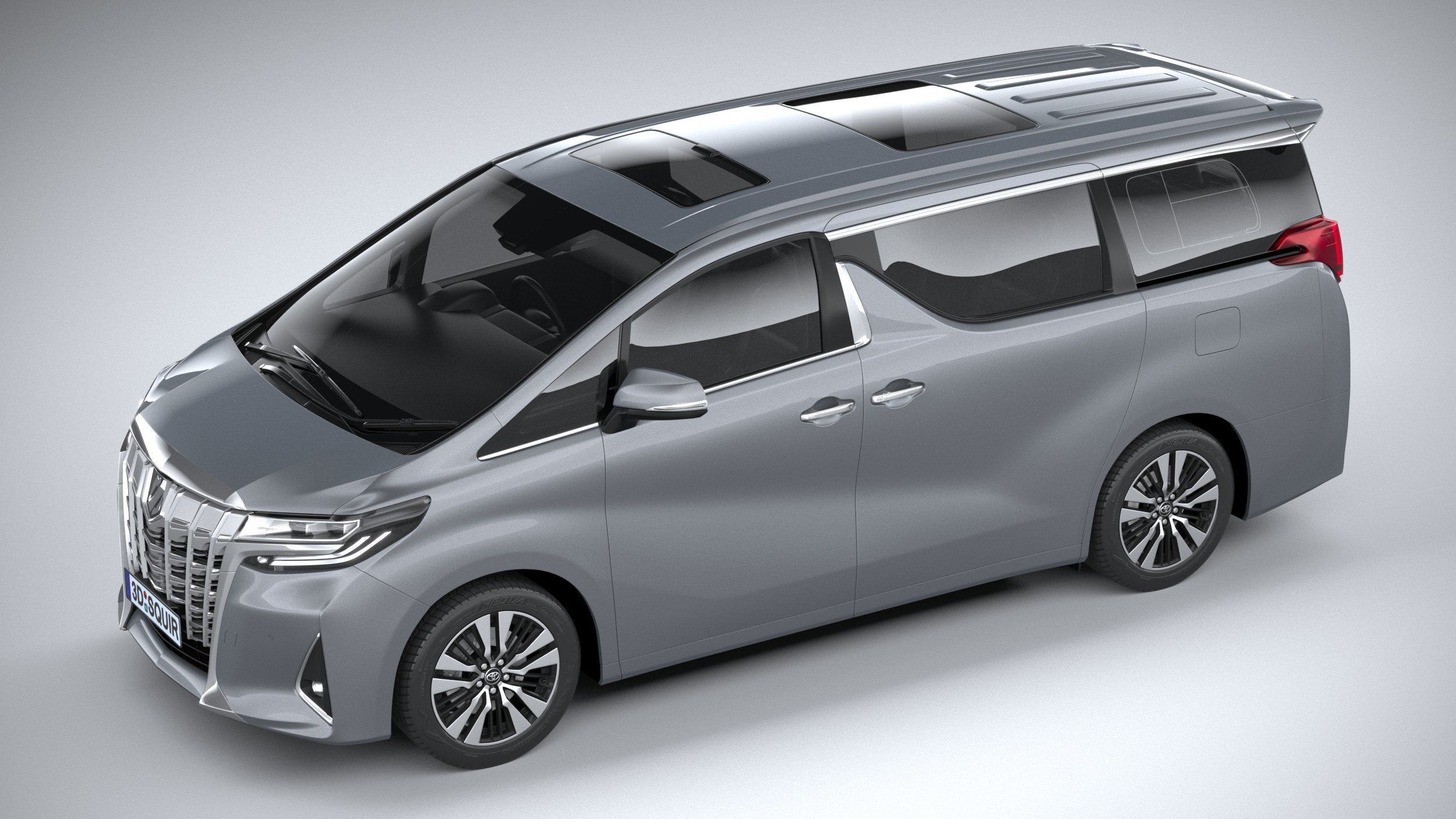 Toyota Alphard base 2023 3D model | CGTrader