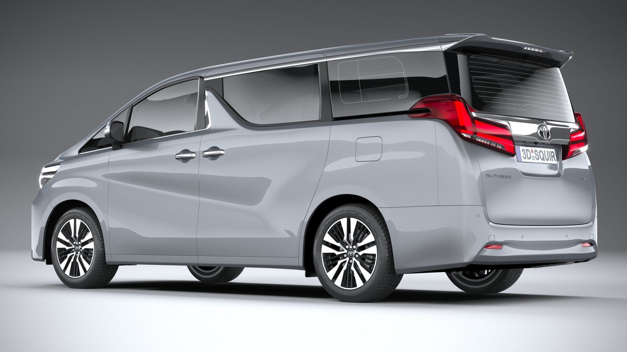 Toyota Alphard base 2023 3D model | CGTrader