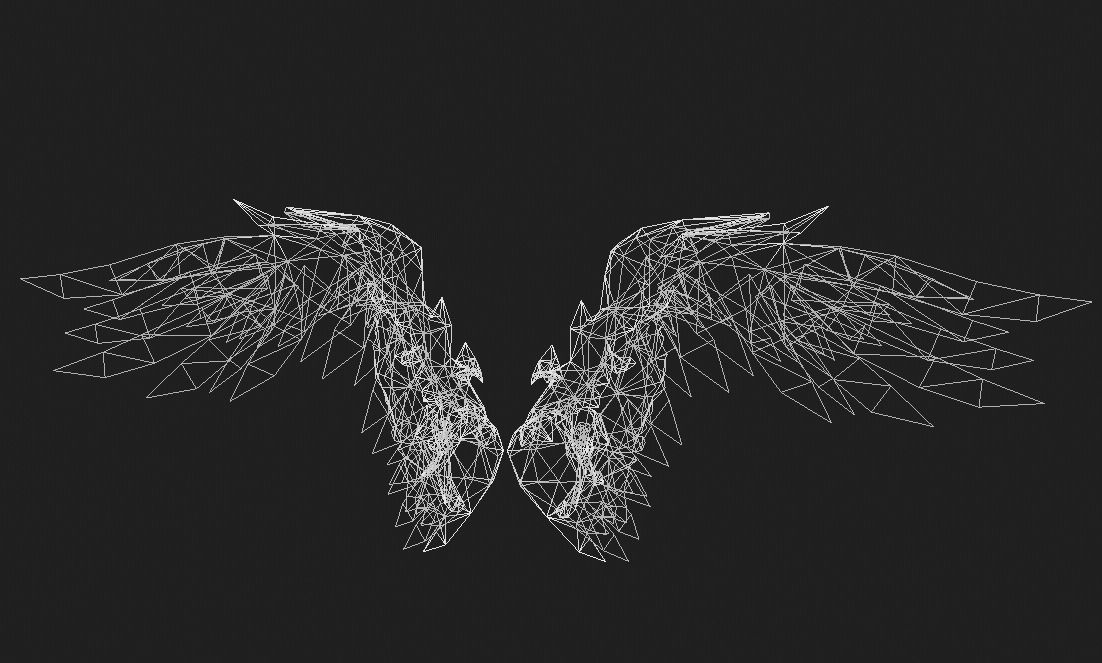 3D model Futuristic Wing VR / AR / low-poly | CGTrader