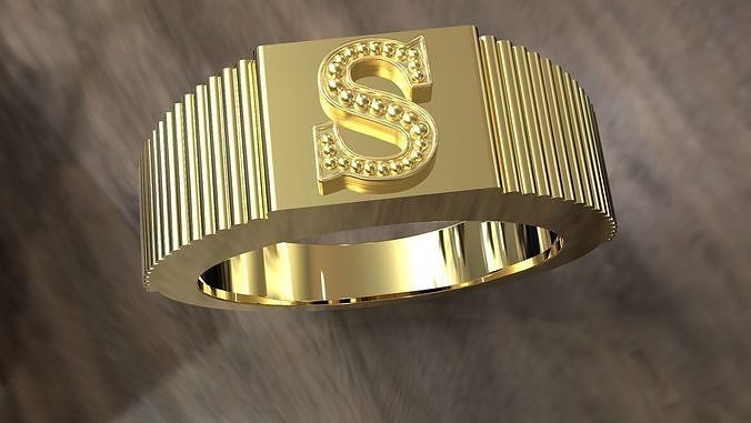 GENTS RING GR01 free 3D model 3D printable | CGTrader