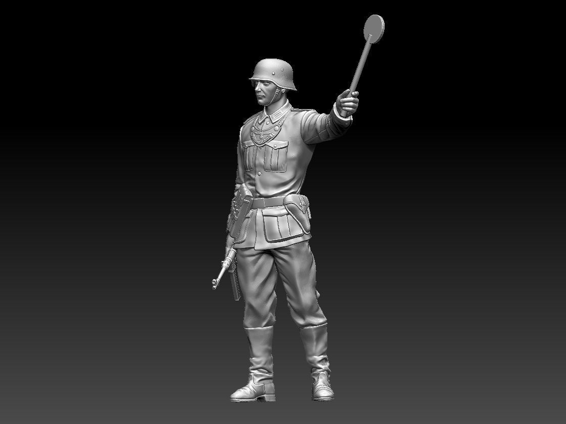 Feldgendarmerie German soldiers 3D model 3D printable | CGTrader