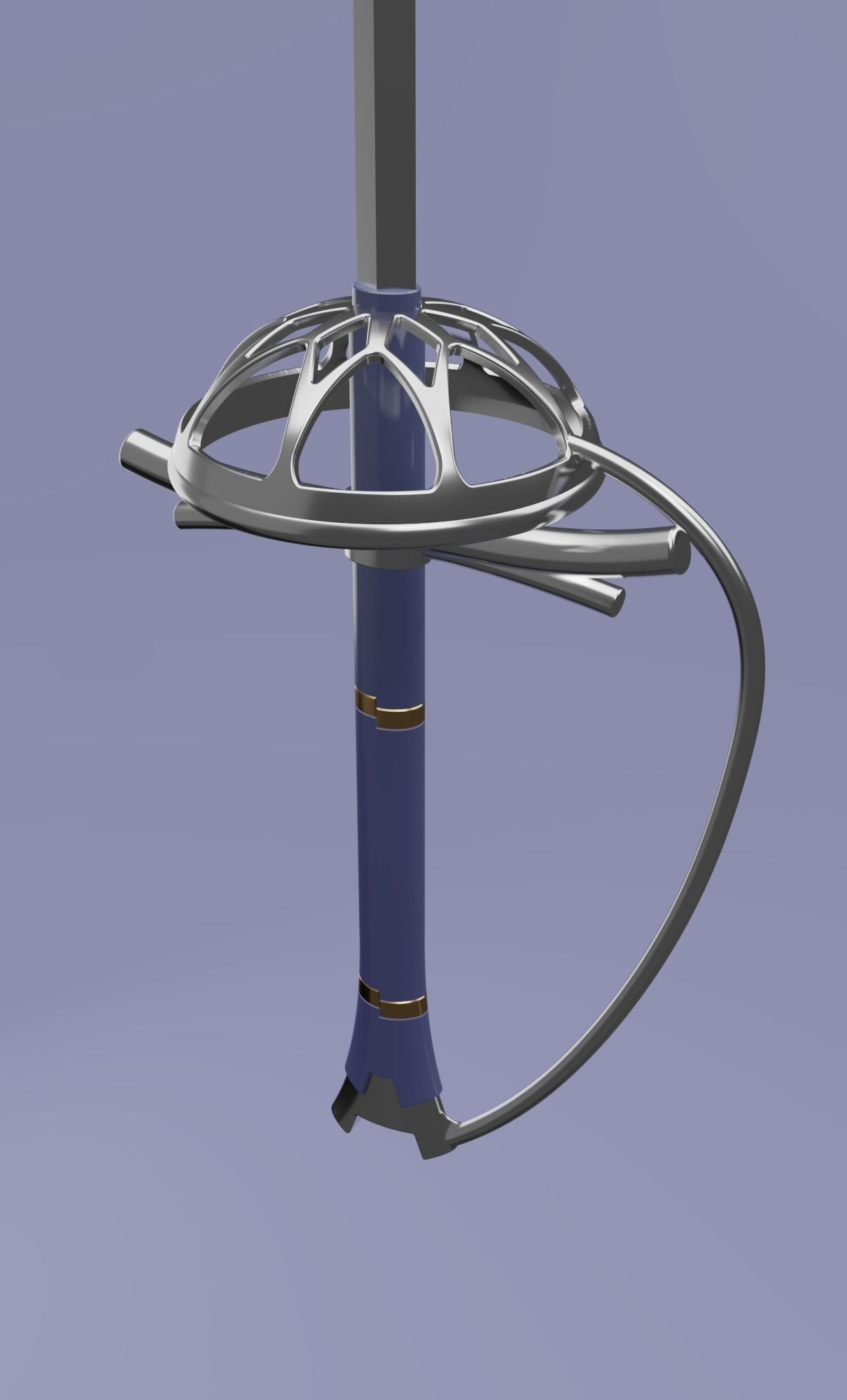 Log Horizon Nyanta Rapier 3D model 3D printable | CGTrader