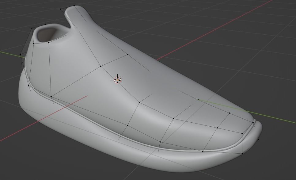 3D model Custom Sneaker Trainer TEMPLATE VR / AR / low-poly | CGTrader