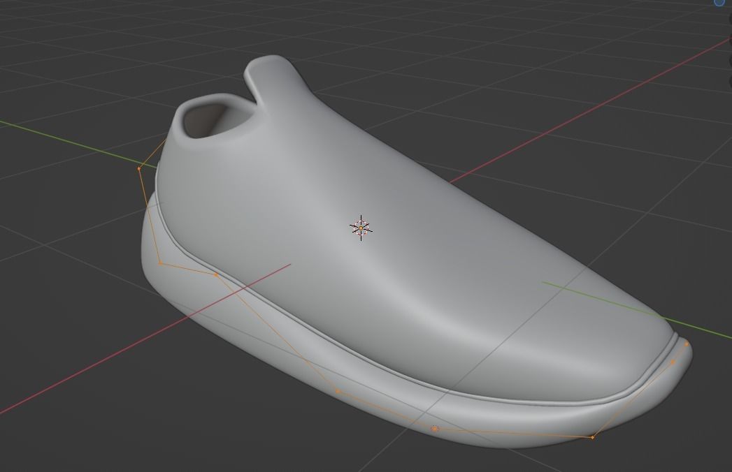 3D model Custom Sneaker Trainer TEMPLATE VR / AR / low-poly | CGTrader