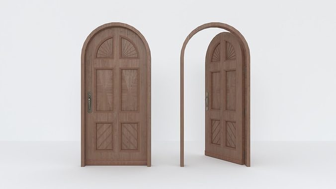 Vintage Wooden Door 3D model | CGTrader
