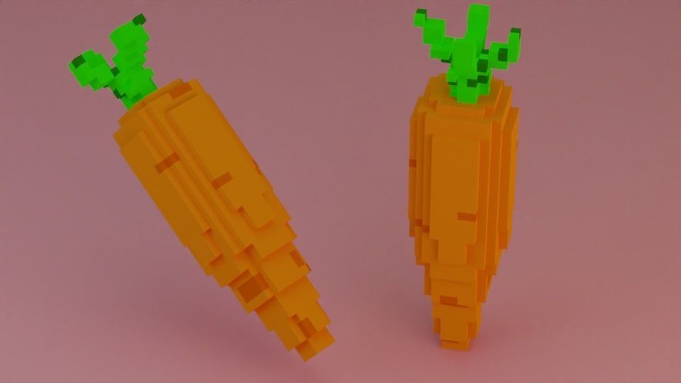 3D model Fruit Asset Pack - low poly fruit model - Voxel Art VR / AR ...