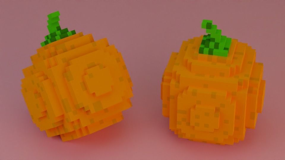 3D model Fruit Asset Pack - low poly fruit model - Voxel Art VR / AR ...