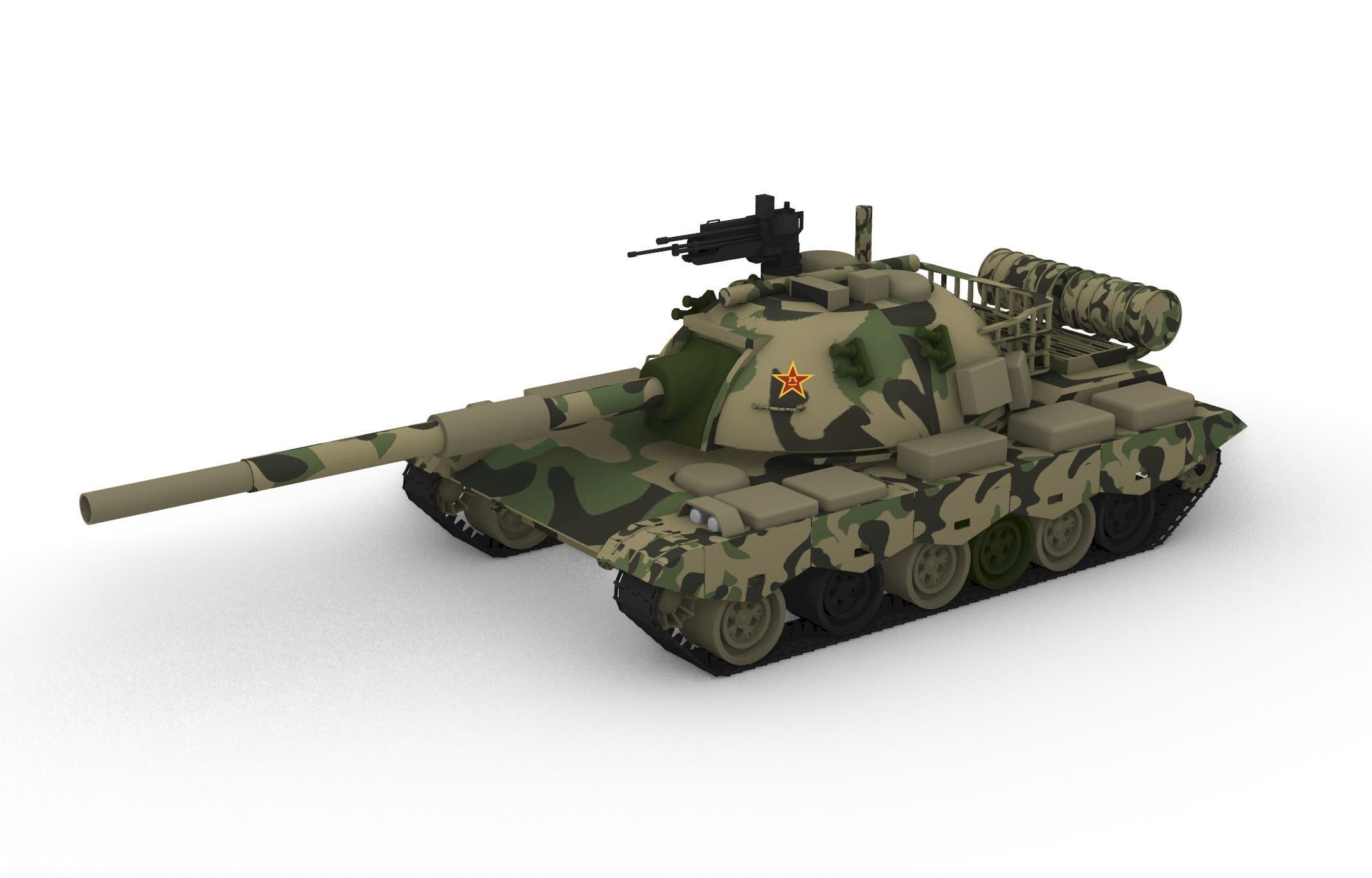 Type 88 Battle Tank 3D model | CGTrader