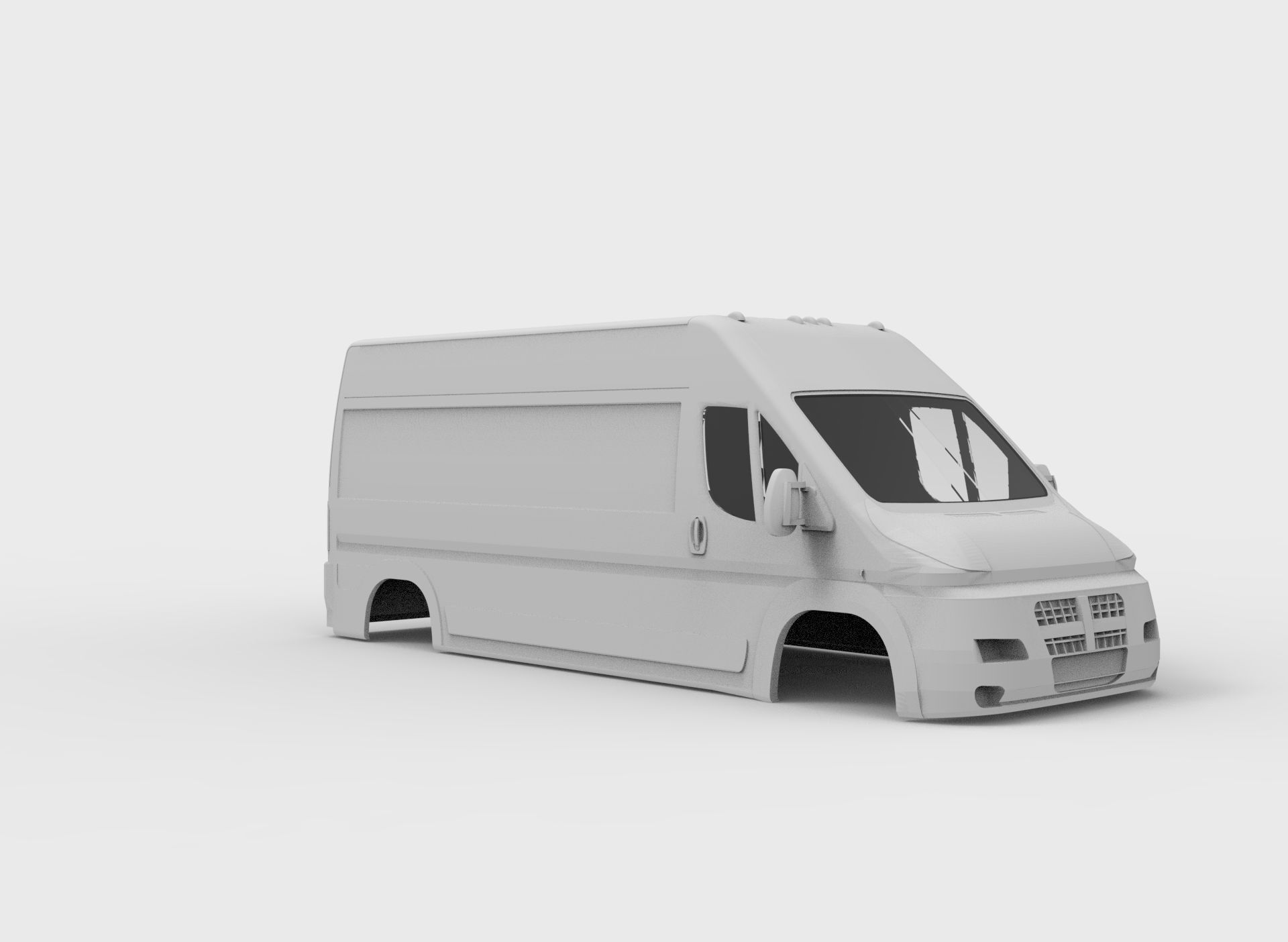 Dodge ram promaster 3D model 3D printable | CGTrader