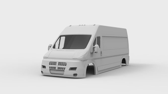 Dodge ram promaster 3D model 3D printable | CGTrader