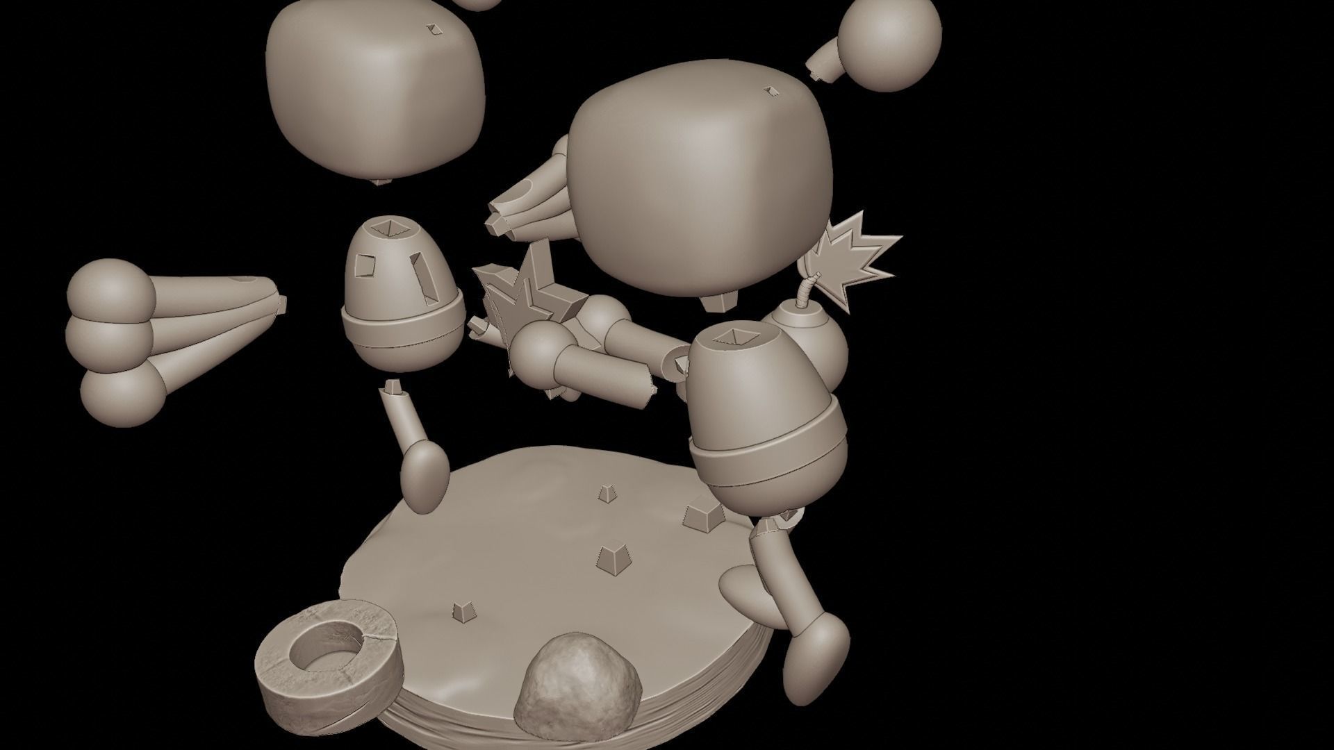 Bomberman Diorama 3D model 3D printable | CGTrader