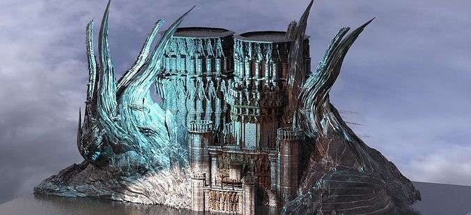 Great Cliffs Dark ages Kitbash 3D model | CGTrader