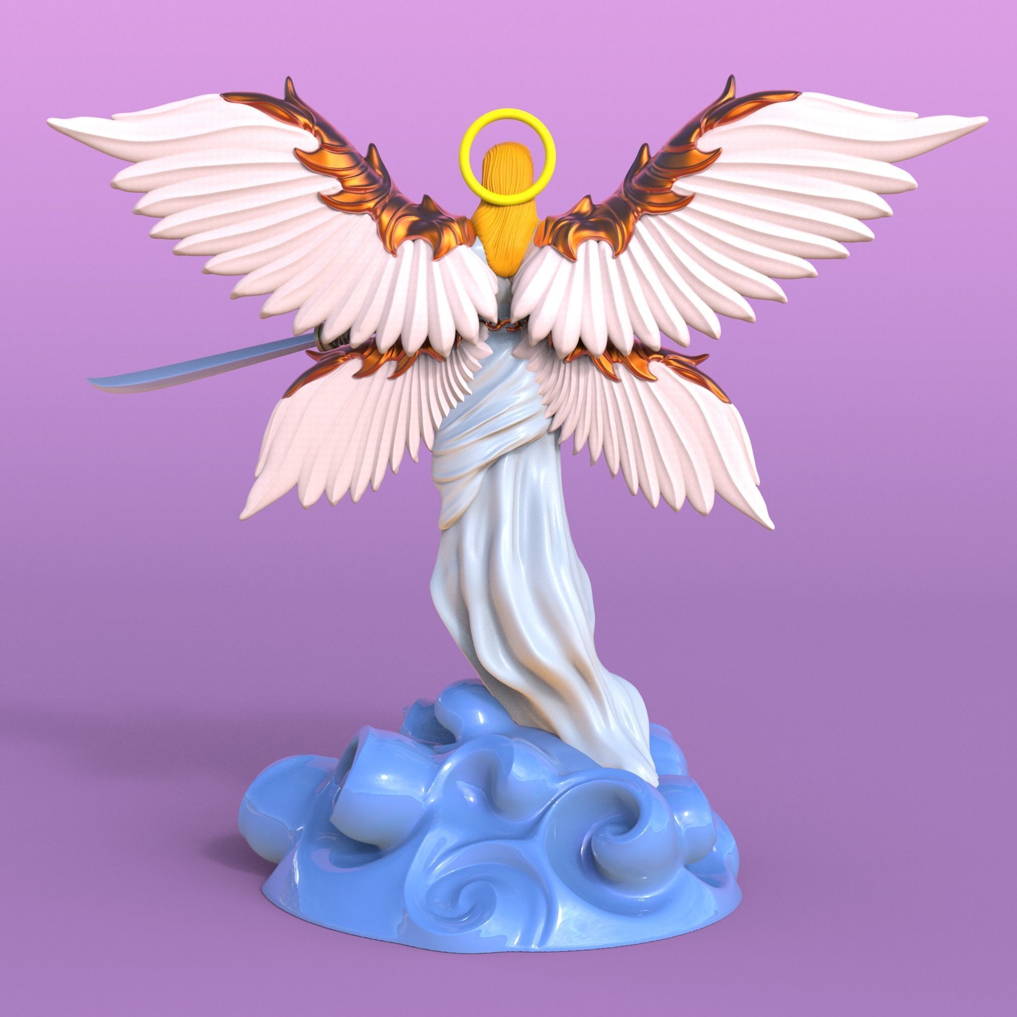Arcangel - angel 3D model 3D printable | CGTrader
