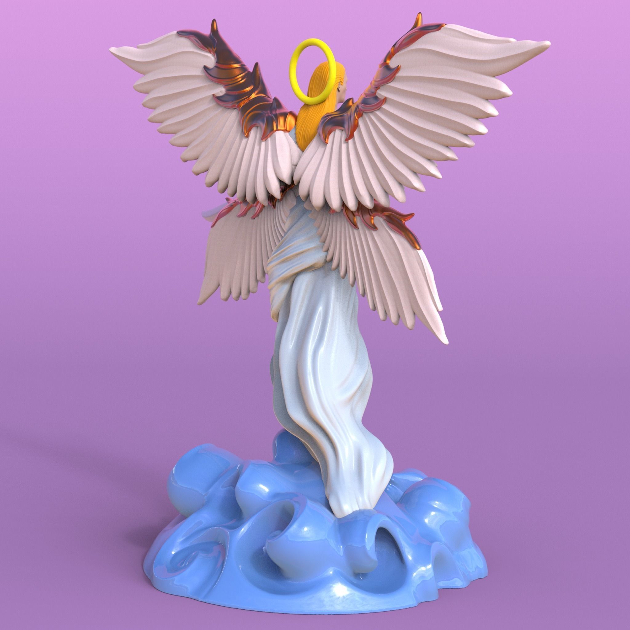 Arcangel - angel 3D model 3D printable | CGTrader