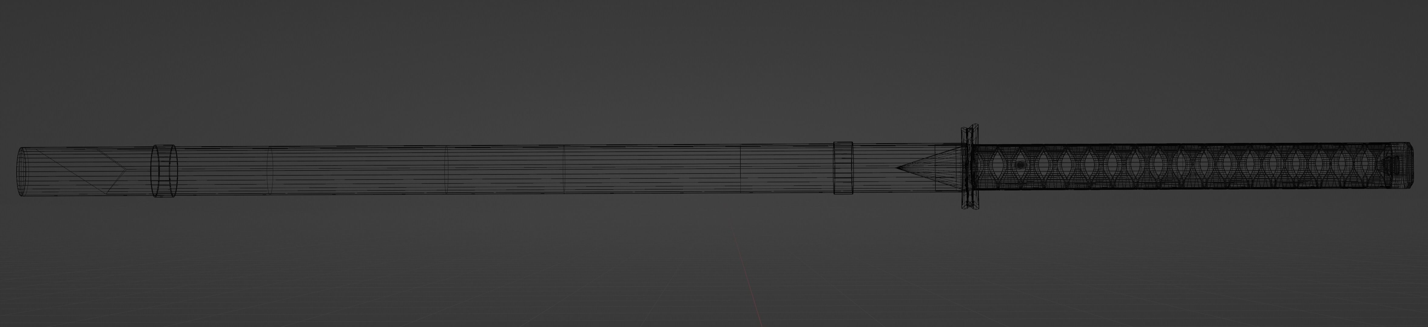 Ninja Sword - Blender 3D Model 3D model rigged | CGTrader
