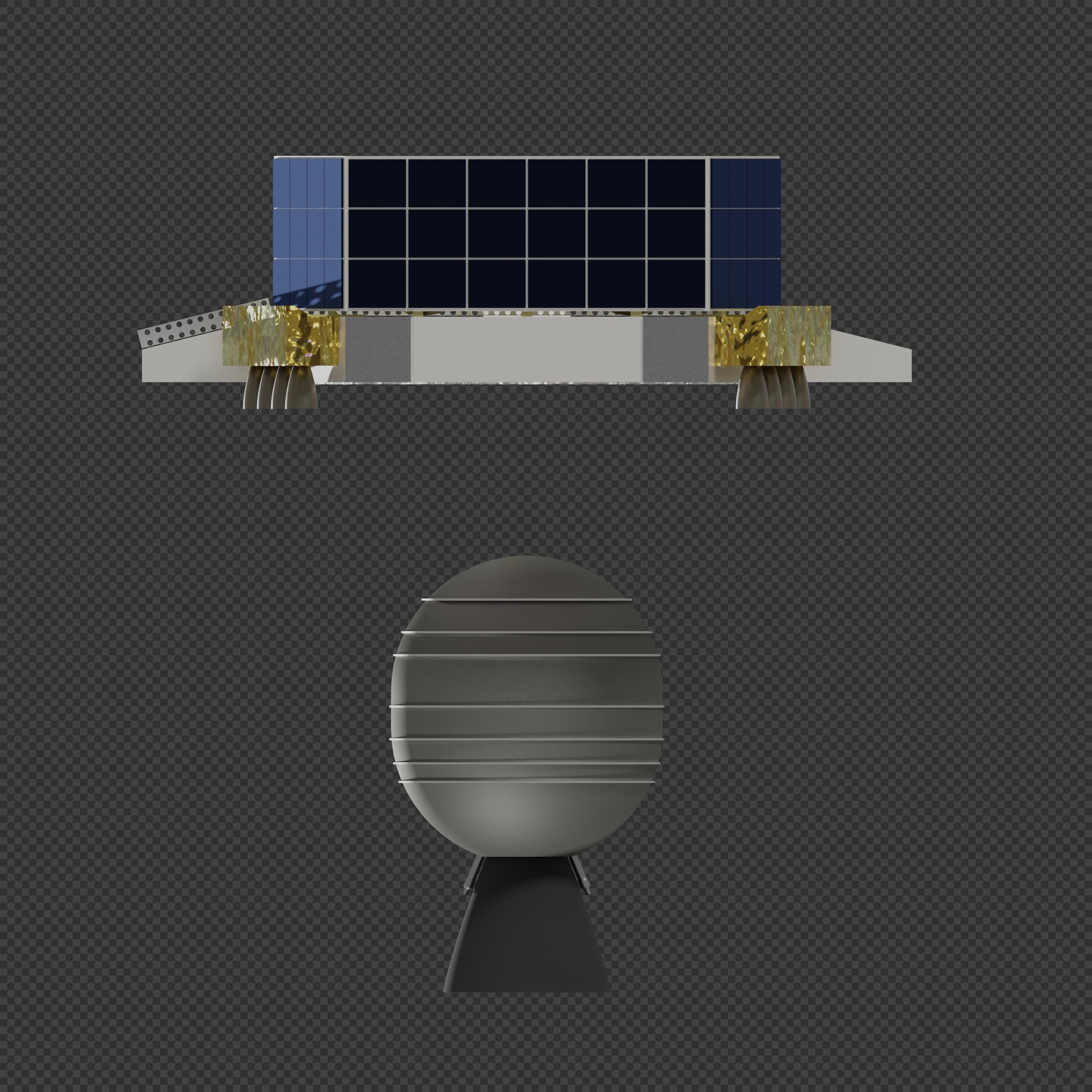 NASA Lunar Pallet Lander 3D model | CGTrader