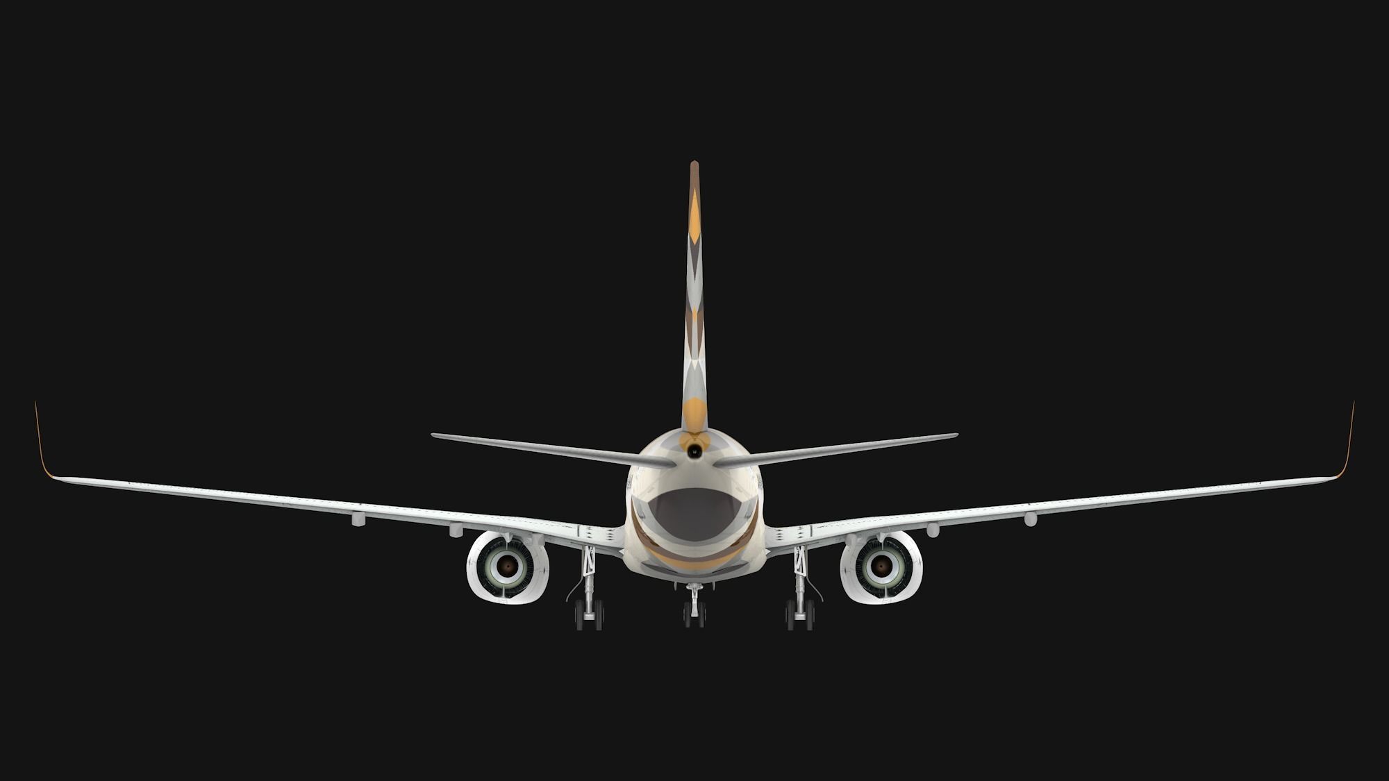 3D model Boeing 737-800 Etihad Airways VR / AR / low-poly | CGTrader