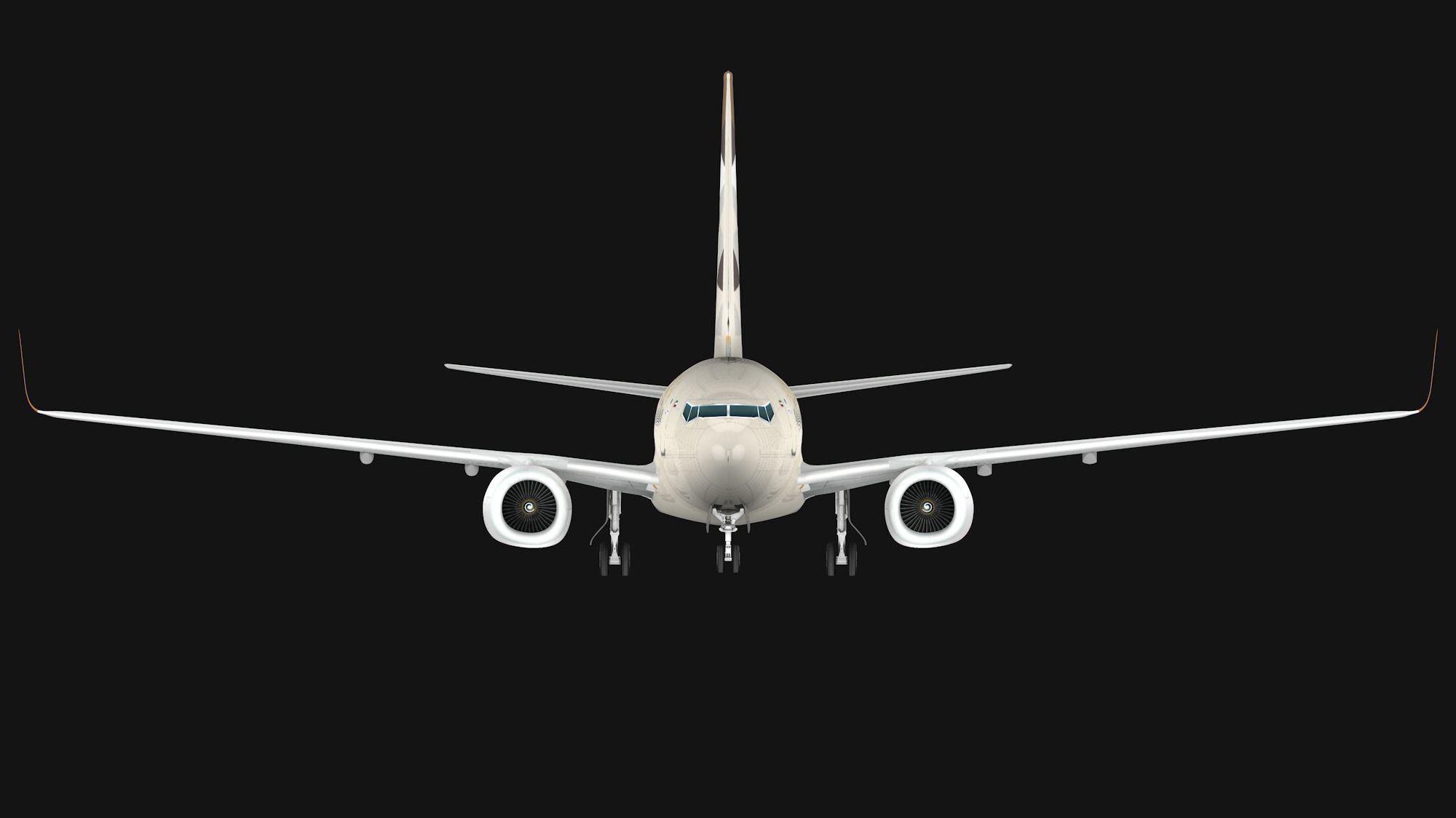 3D model Boeing 737-800 Etihad Airways VR / AR / low-poly | CGTrader