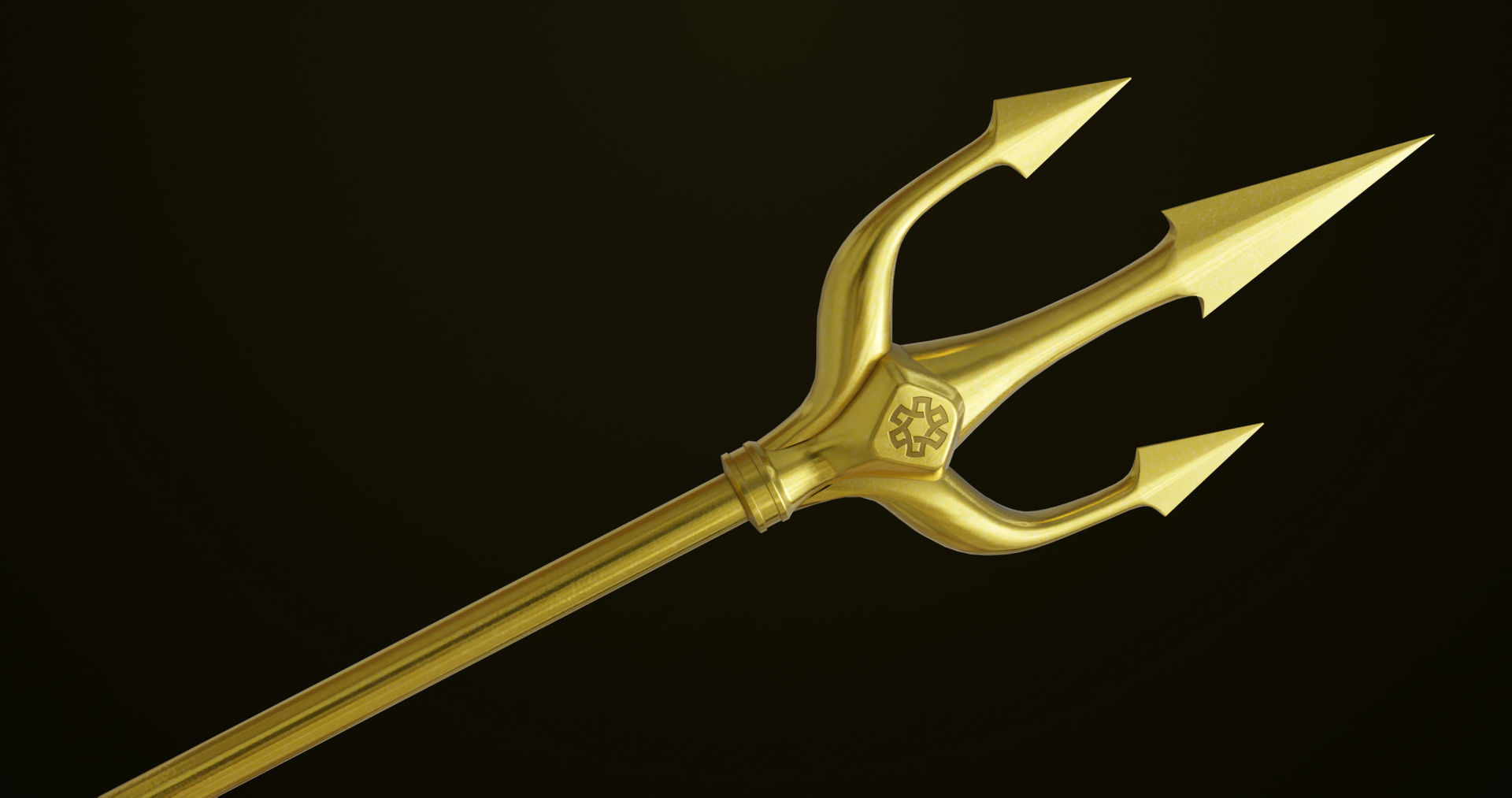3D Model Collection Gold And Silver Trident All PBR Unity UE Textures ...