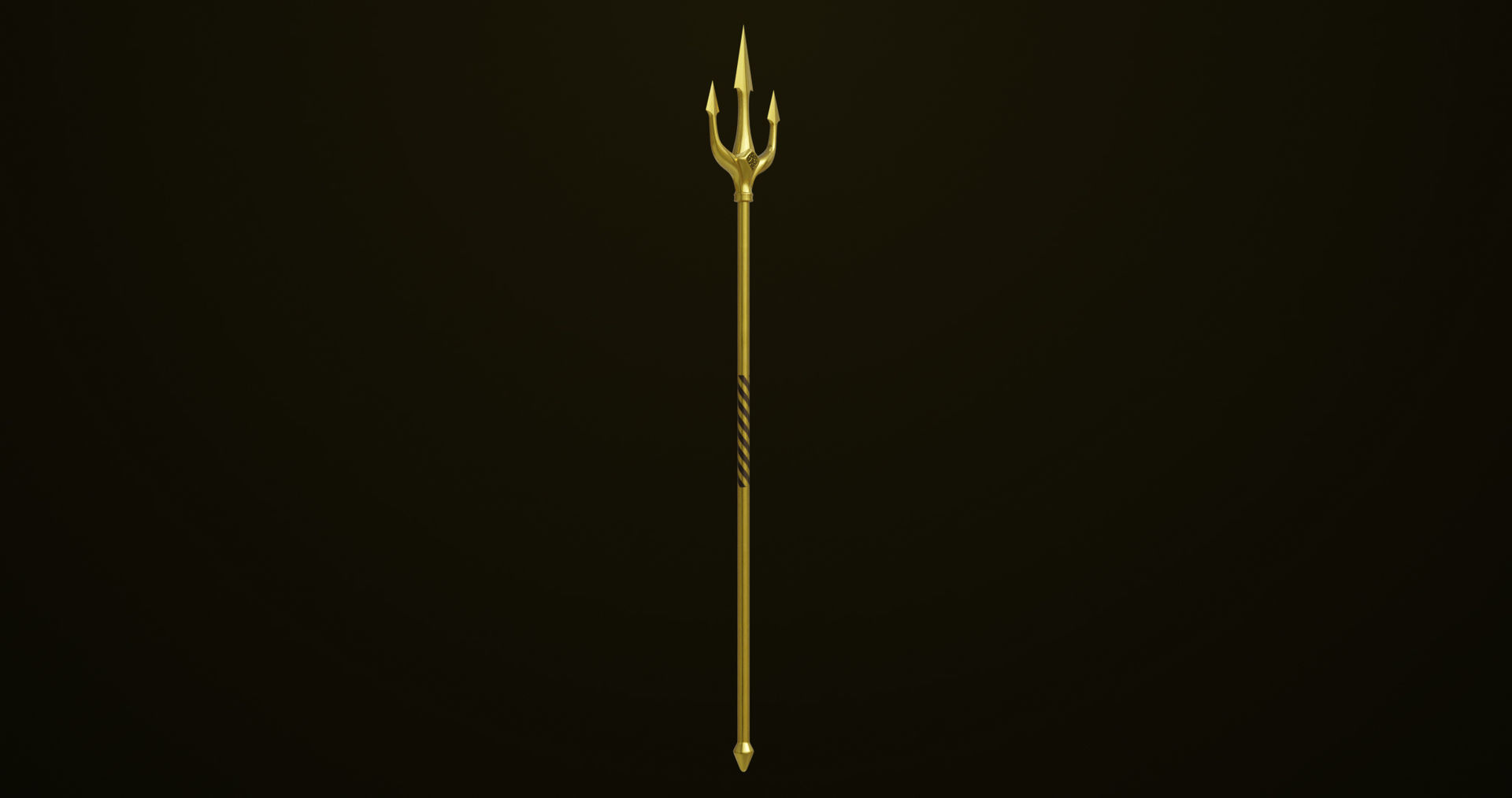3D Model Collection Gold And Silver Trident All PBR Unity UE Textures ...