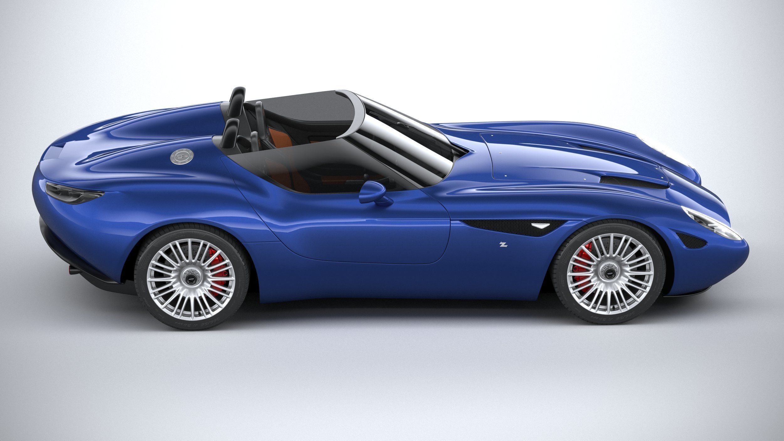 Zagato Mostro Barchetta 2022 3D model | CGTrader