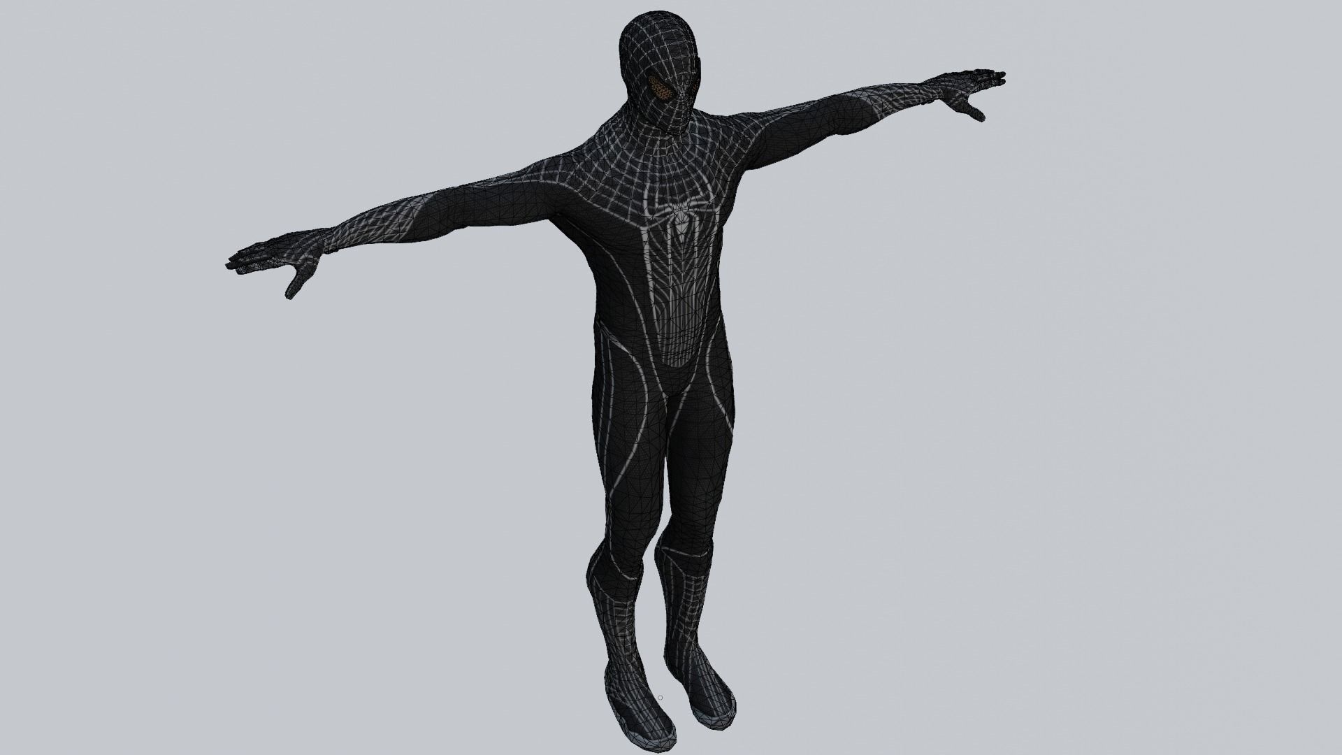 Black Spider-Man Model 3D model rigged | CGTrader