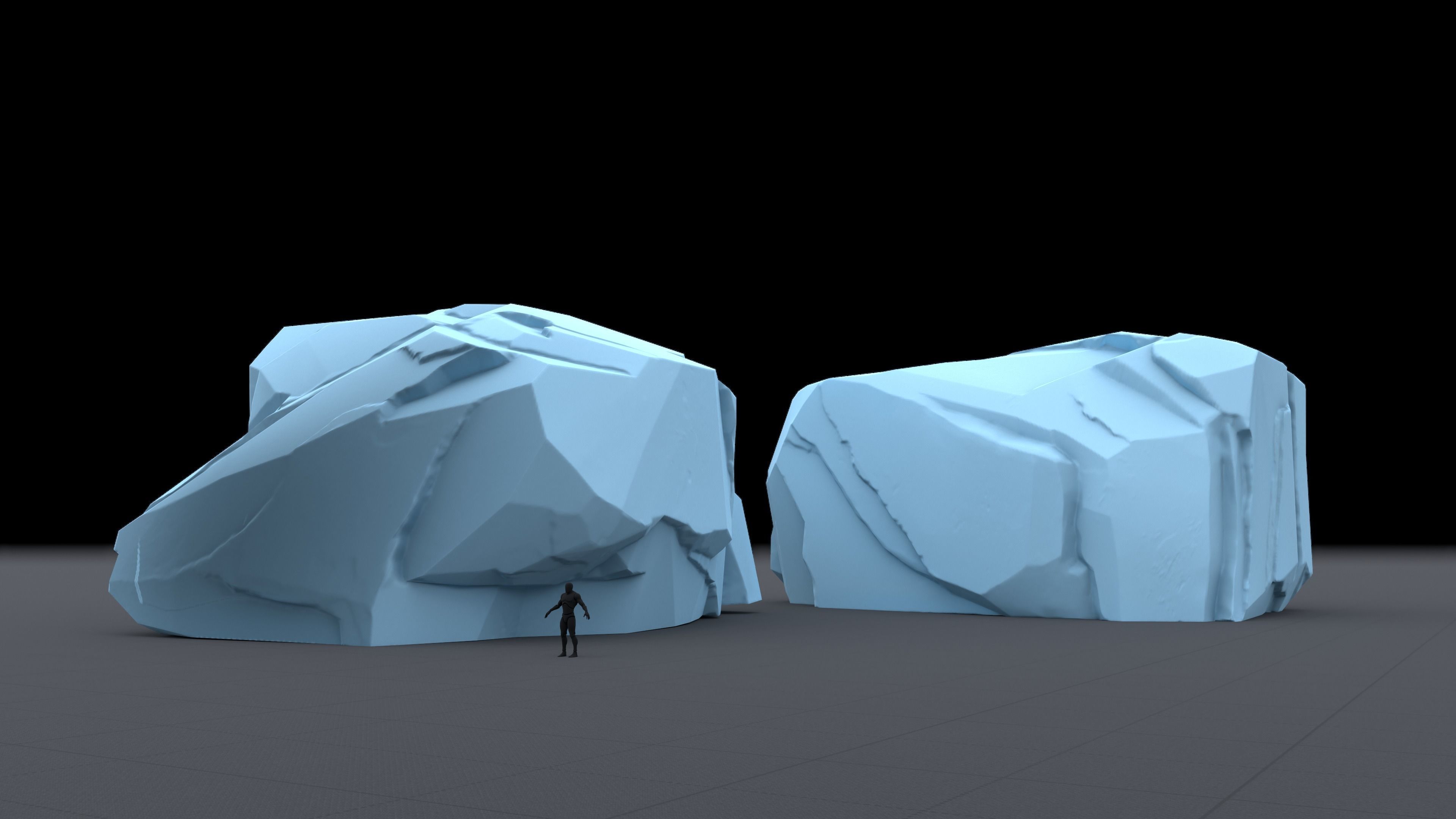 3D model Iceberg 3D model two icebergs VR / AR / low-poly | CGTrader