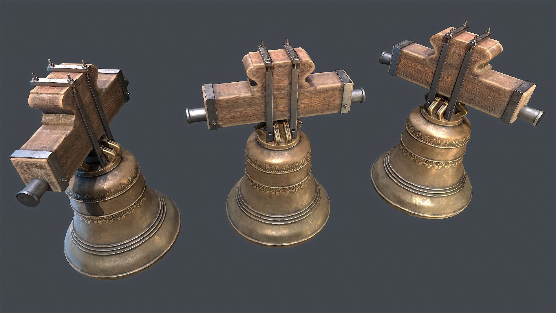 3D model Church Bell VR / AR / low-poly | CGTrader