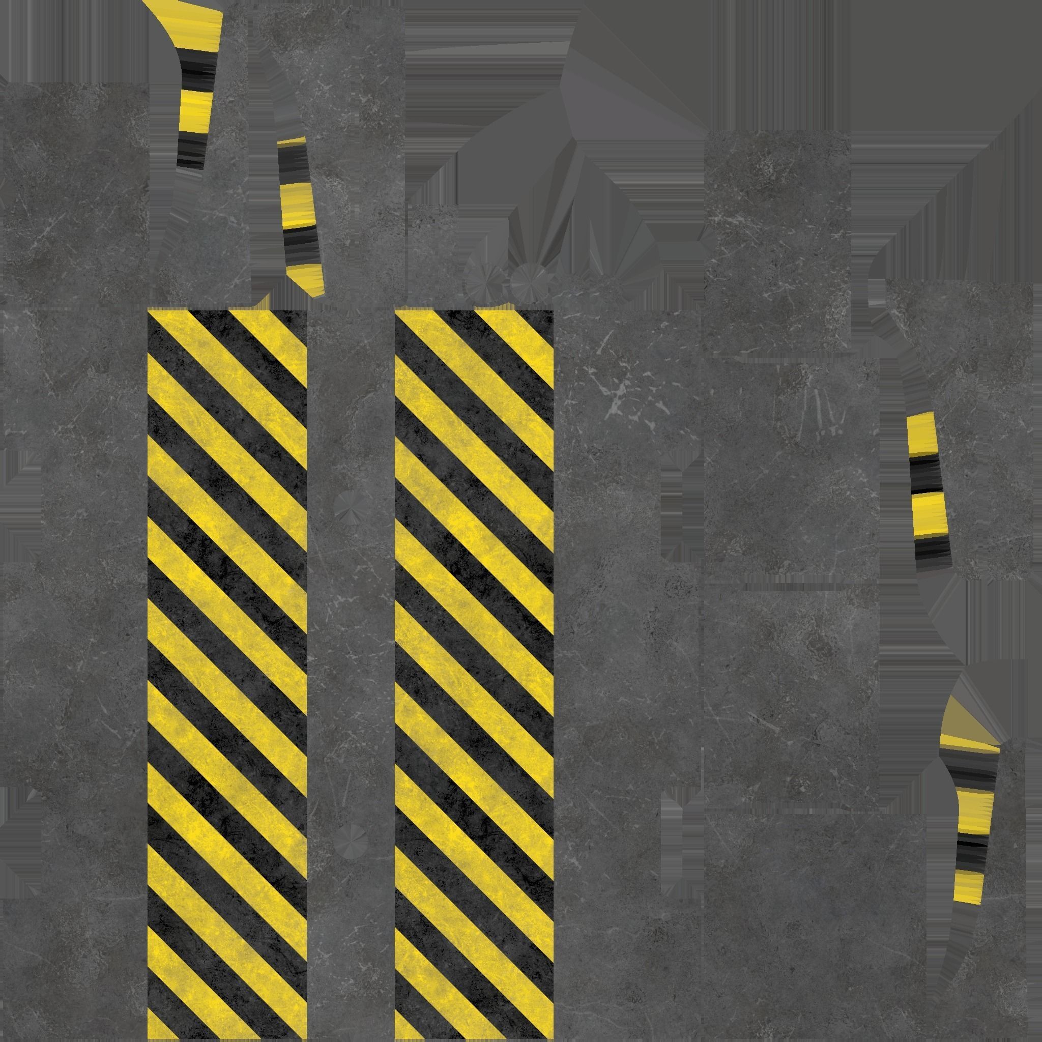 3D model Brand New Stripes Concrete Barrier VR / AR / low-poly | CGTrader