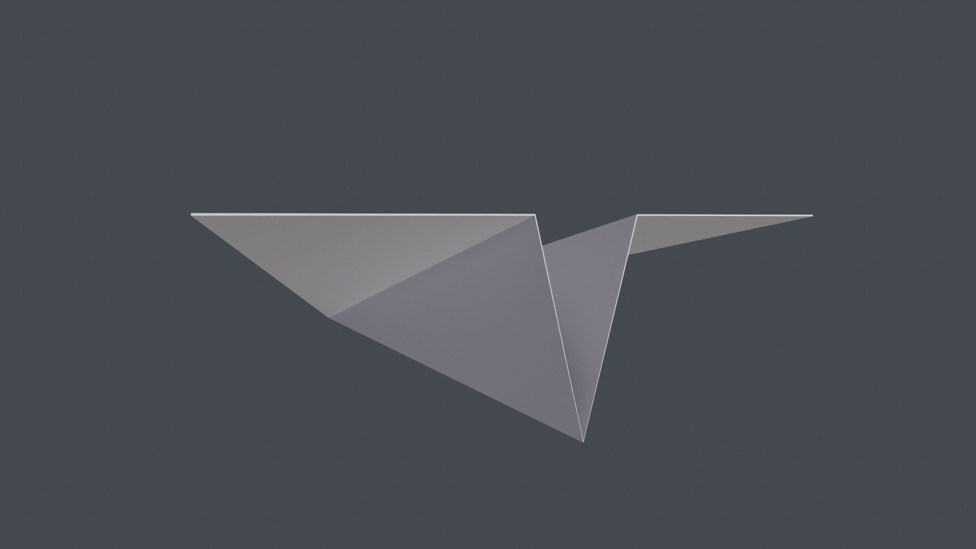 3D model Paper plane 3D Model VR / AR / low-poly | CGTrader