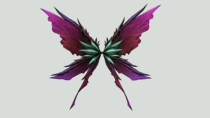 3D model Futuristic Wing VR / AR / low-poly | CGTrader