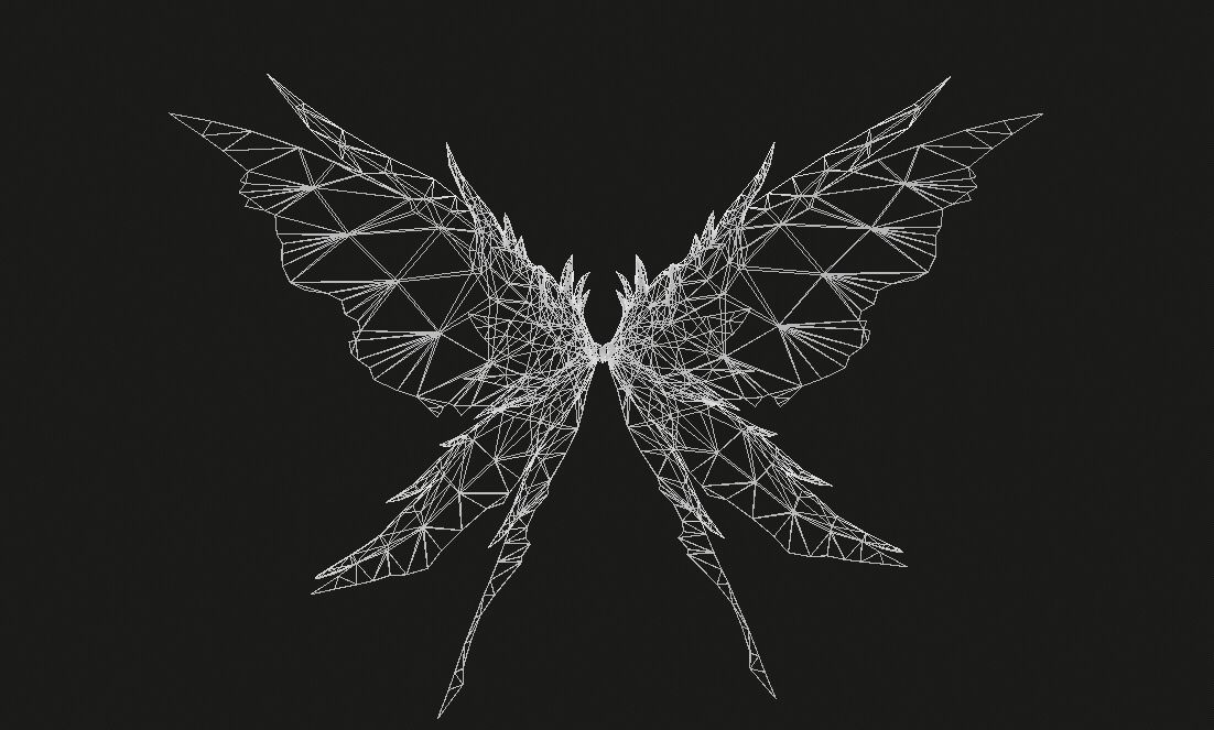 3D model Futuristic Wing VR / AR / low-poly | CGTrader