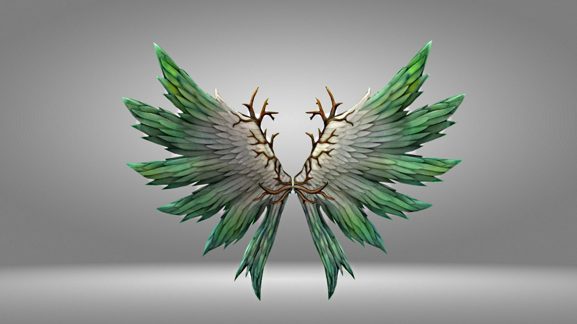 3D model Futuristic Wing VR / AR / low-poly | CGTrader