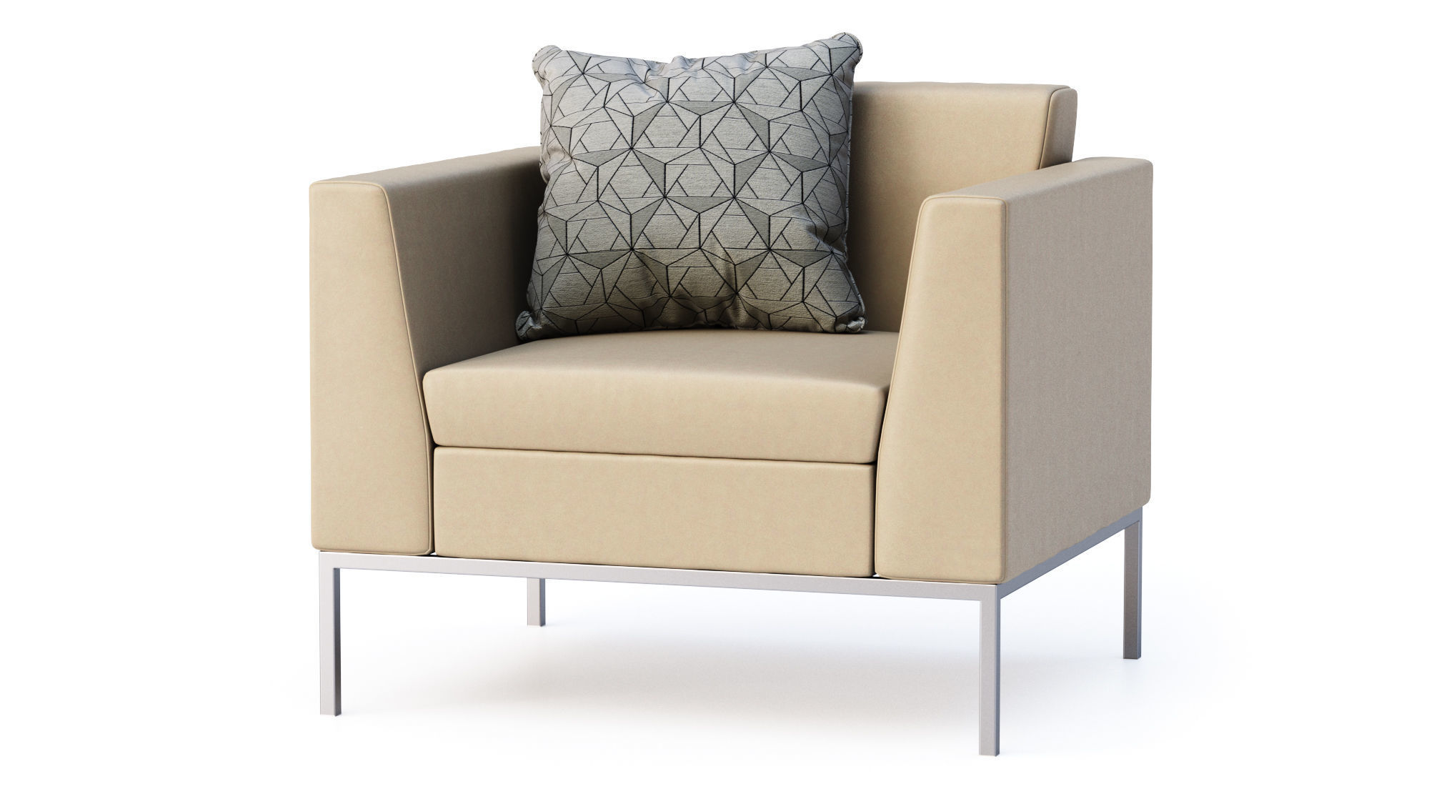 HBF Morgan Lounge Chair 3D model | CGTrader