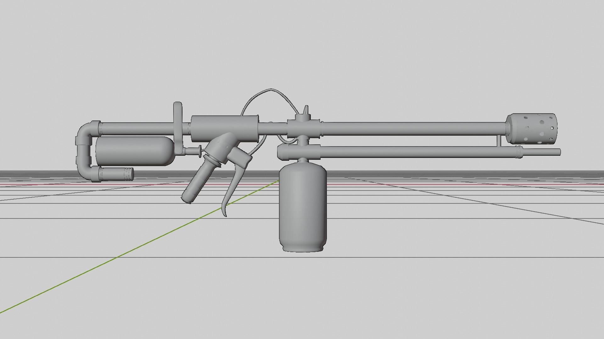 Flamethrower 3D model | CGTrader