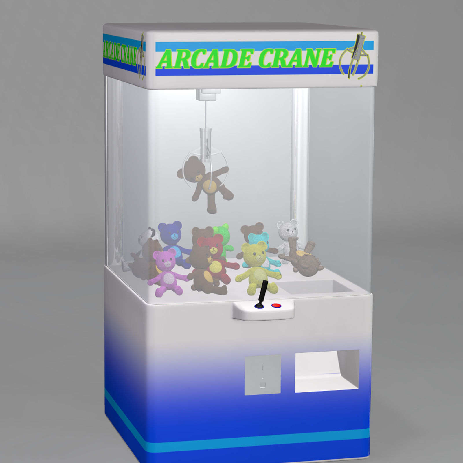 Arcade Crane Machine 3D model | CGTrader